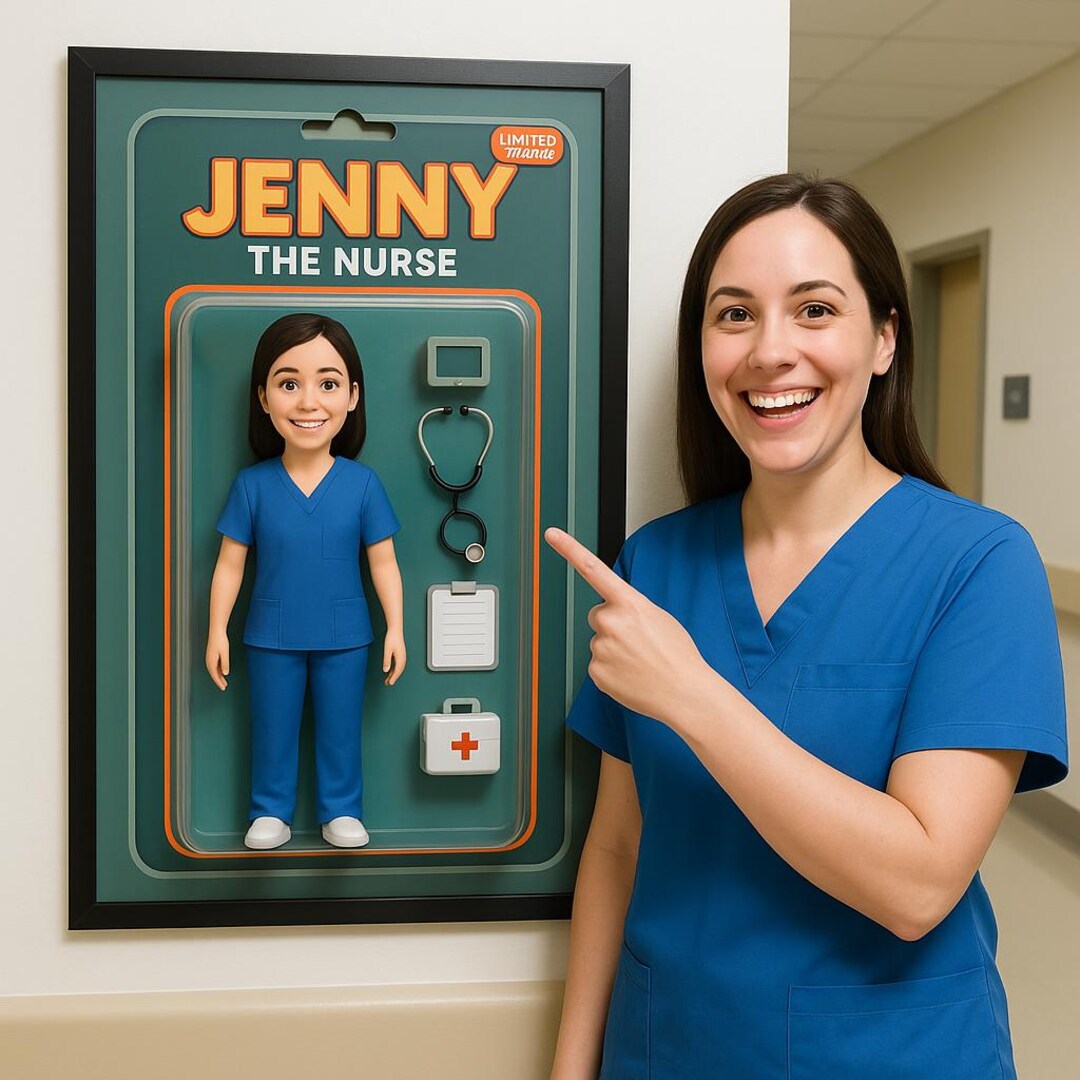 Custom Action Figure Portrait From Your Photo - Toy Box Style Digital ...