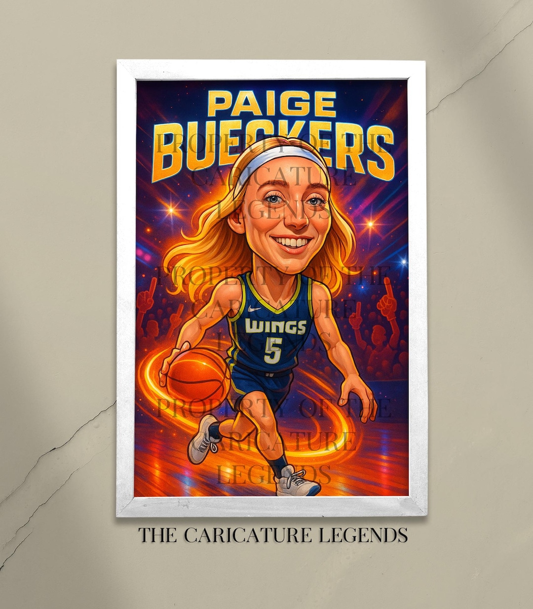 Paige Bueckers Poster Dallas Wings Poster WNBA Poster Sports Poster ...