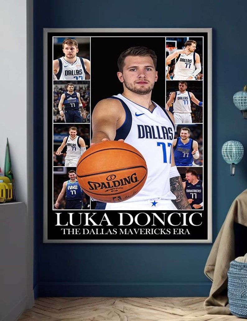 Luka Doncic Era Poster Luka Doncic Photo Collage Luka Doncic Dallas ...