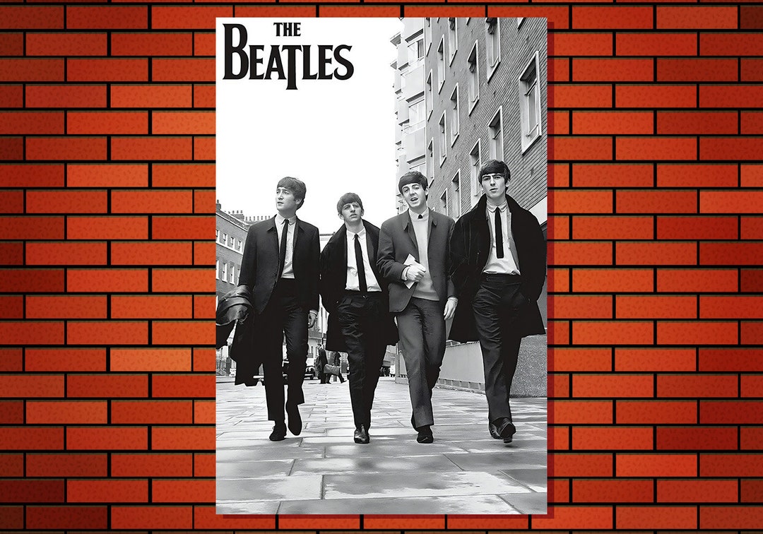 The Beatles Poster Handmade Furniture and Decor Mid Century - Etsy