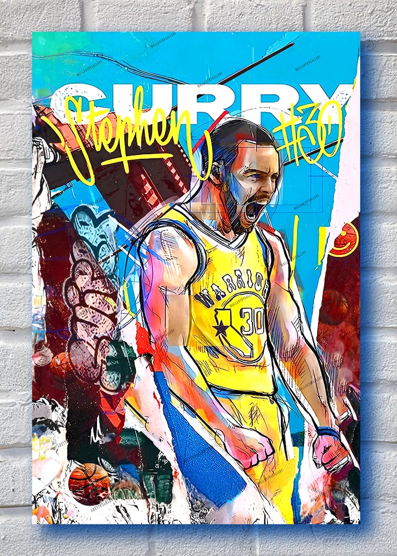 Stephen Curry Poster Steph Curry Poster Chef Curry Posters Golden State ...