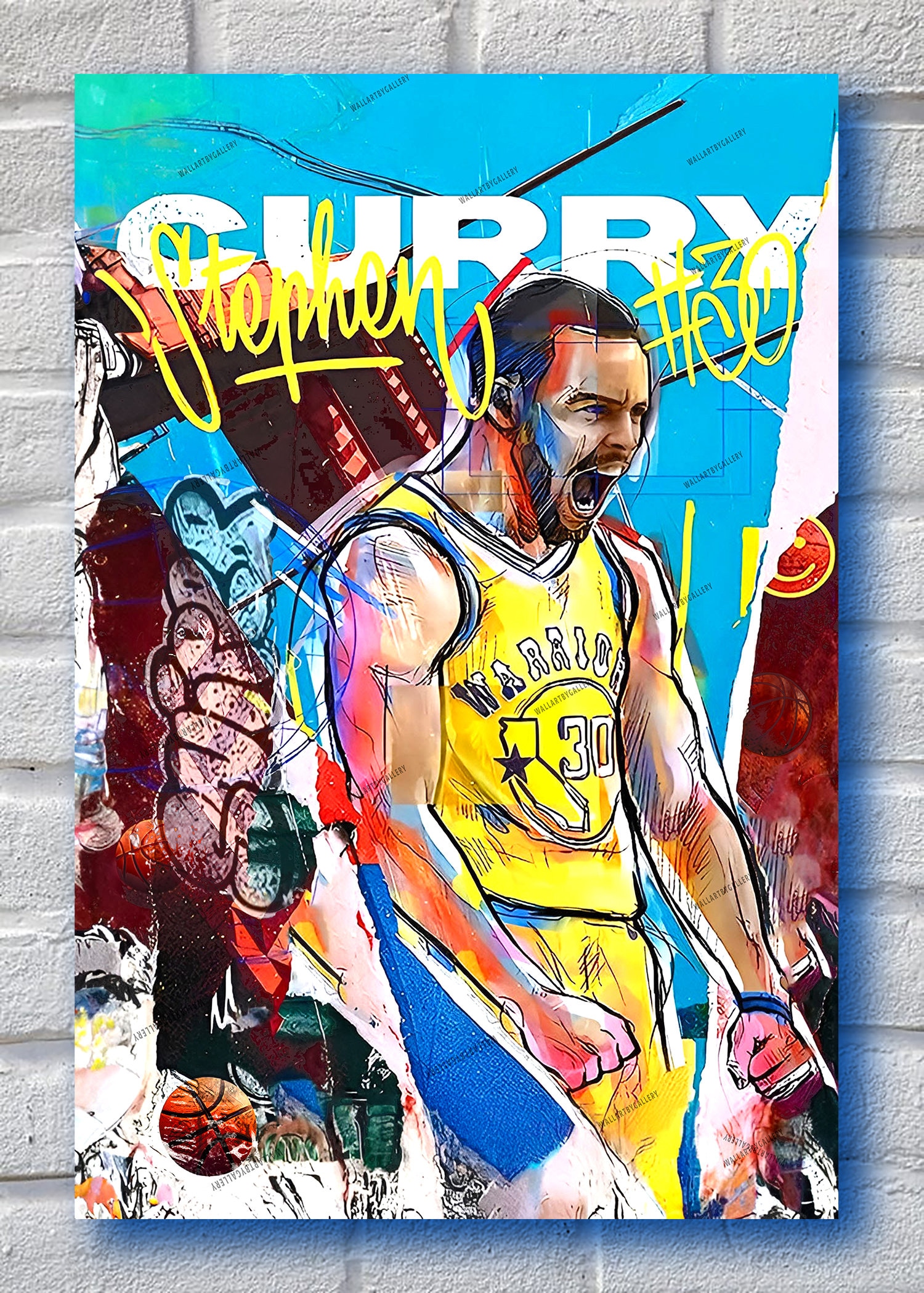 Stephen Curry Poster Steph Curry Poster Chef Curry Posters Golden State ...