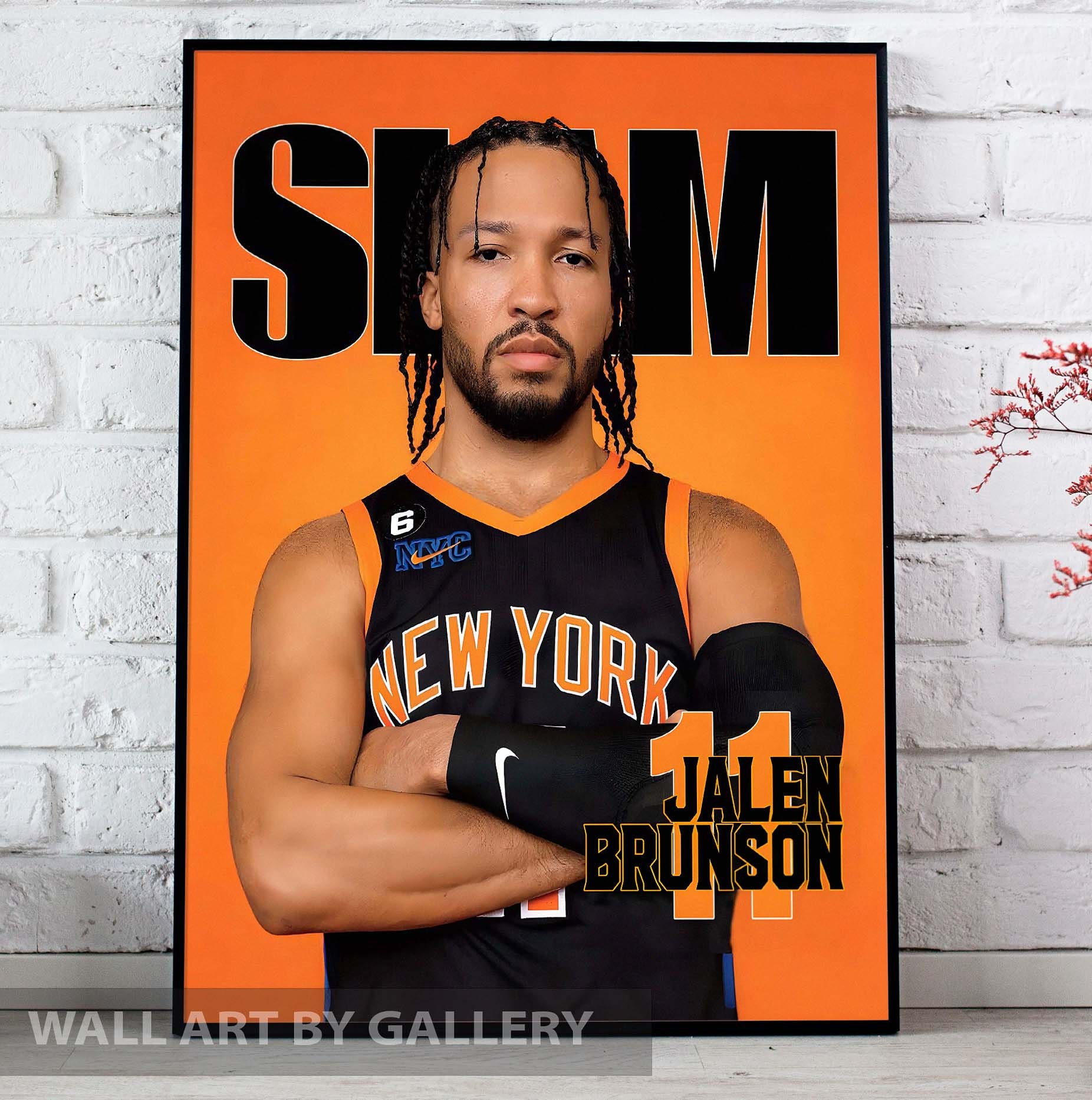 Limited Edition Jalen Bronson New York Knicks Poster Handmade Decor NBA ...