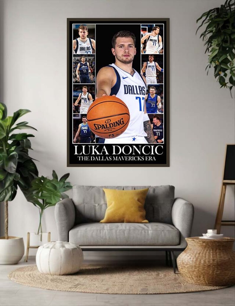 Luka Doncic Era Poster Luka Doncic Photo Collage Luka Doncic Dallas ...