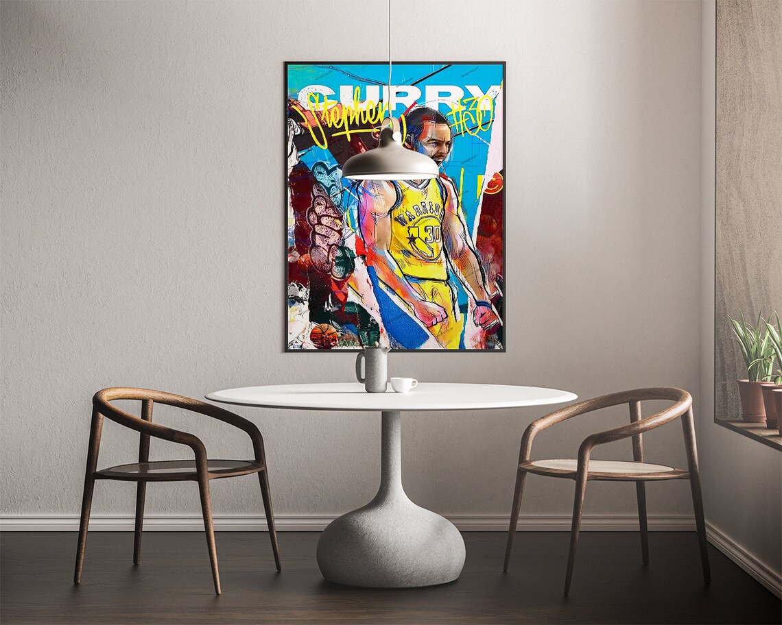 Stephen Curry Poster Steph Curry Poster Chef Curry Posters Golden State ...
