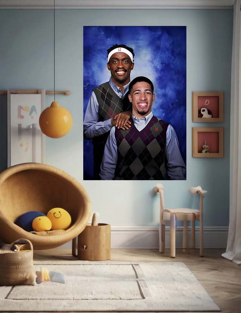Step Brothers Tyrese Haliburton Pascal Siakam Vintage 90s Poster ...