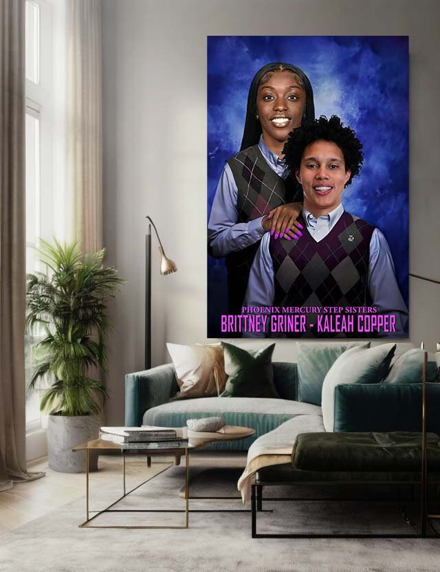 Step Sister Brittney Griner Kaleah Copper Phoenix Mercury Poster ...