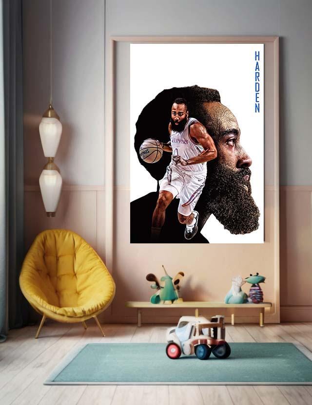 James Harden Poster Custom Poster Bootleg Poster Basketball Poster NBA ...