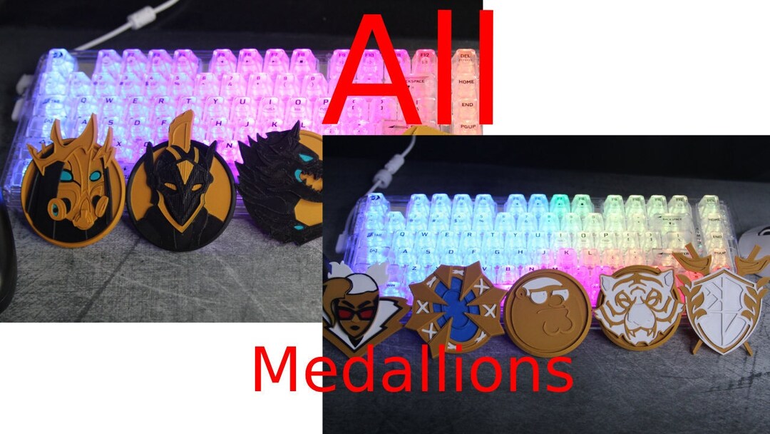Mythic Medallions Collection: All 3D Printed Inspired Gaming Hero ...