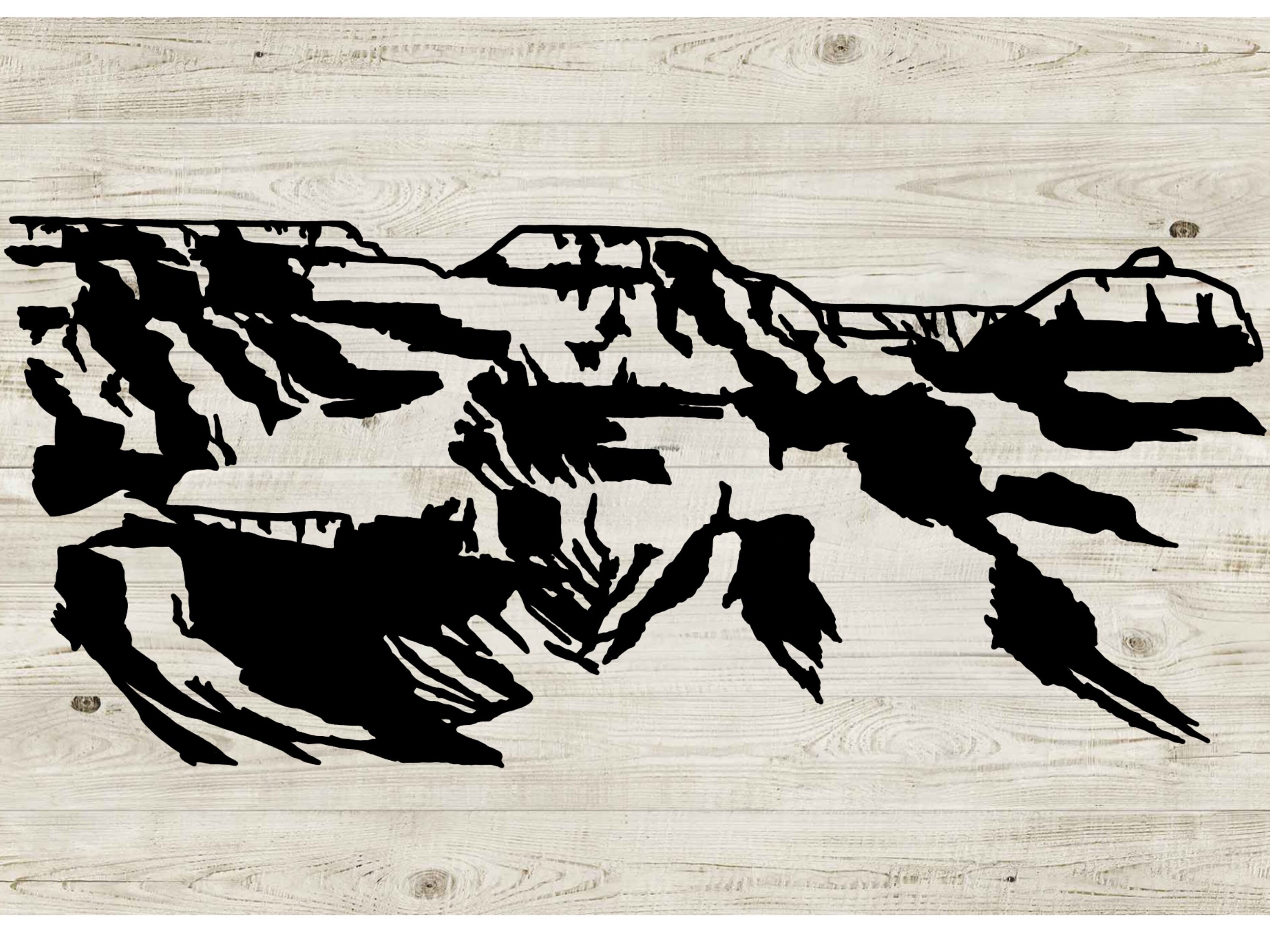 Grand Canyon National Park Digital File | PNG | SVG | DXF - Etsy