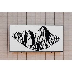 Mount Whitney California Digital File | PNG | SVG | DXF - Etsy