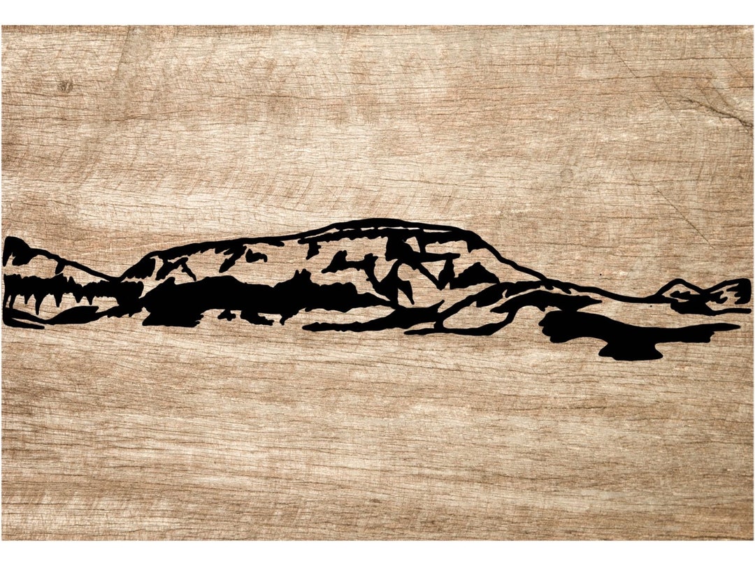 White Butte North Dakota Digital File | PNG | SVG | DXF - Etsy