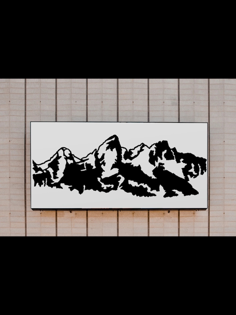 Grand Teton National Park Digital File | PNG | SVG | DXF - Etsy
