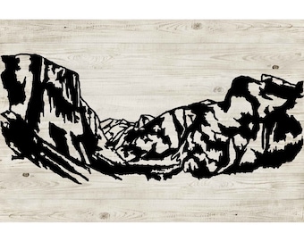 Grand Teton National Park Digital File | PNG | SVG | DXF - Etsy