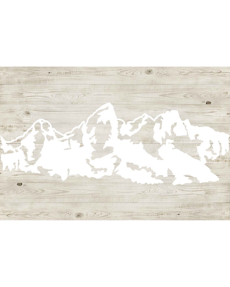 Grand Teton National Park Digital File | PNG | SVG | DXF - Etsy
