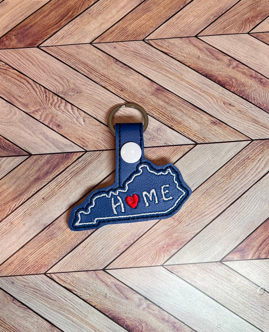 Kentucky Home Keychain - Etsy