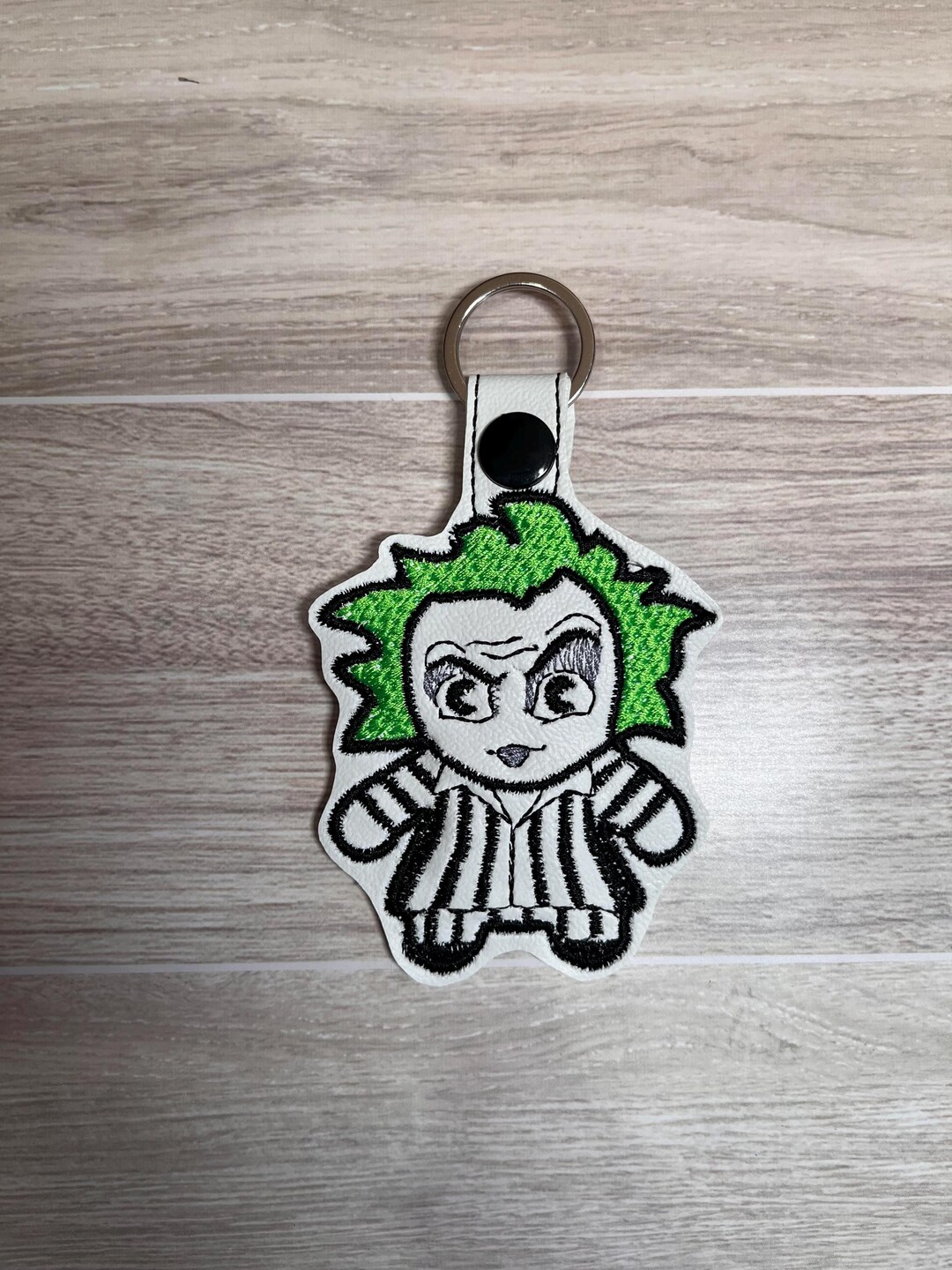 Green Hair Guy Keychain - Etsy