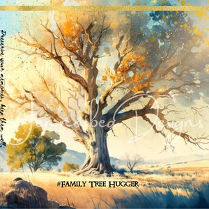 Family Tree Tumbler Wrap, Ancestry, Genealogy, Sublimation Design, 20 ...