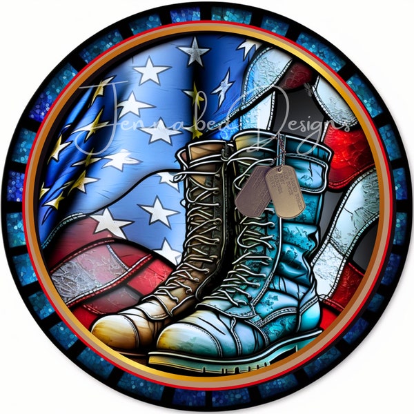 Stained Glass Military - Etsy