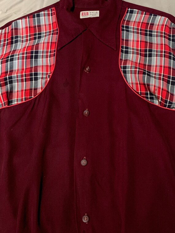 1950s Original Rockabilly Square Dance Shirt - Gem
