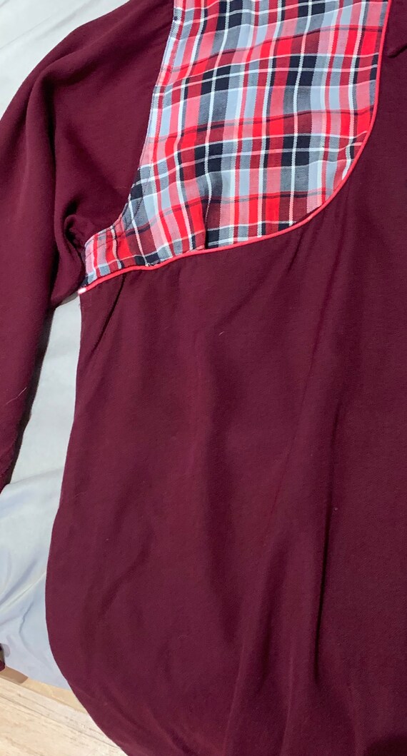 1950s Original Rockabilly Square Dance Shirt - Gem