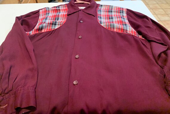 1950s Original Rockabilly Square Dance Shirt - Gem