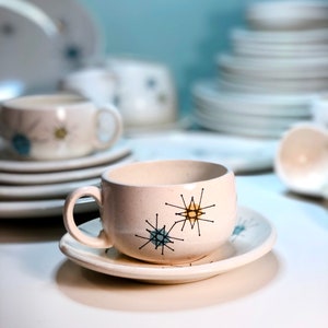 Vintage Franciscan Starburst Dinnerware 1950s Star Design MCM Mid ...