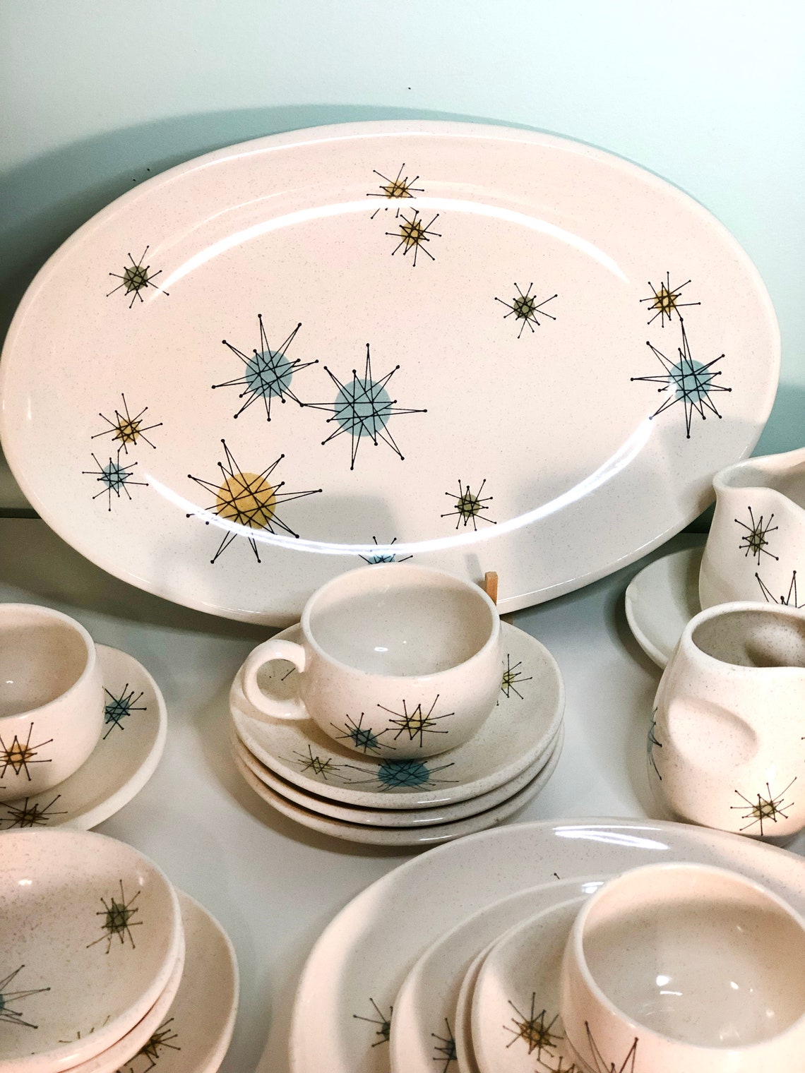 Vintage Franciscan Starburst Dinnerware 1950s Star Design MCM - Etsy