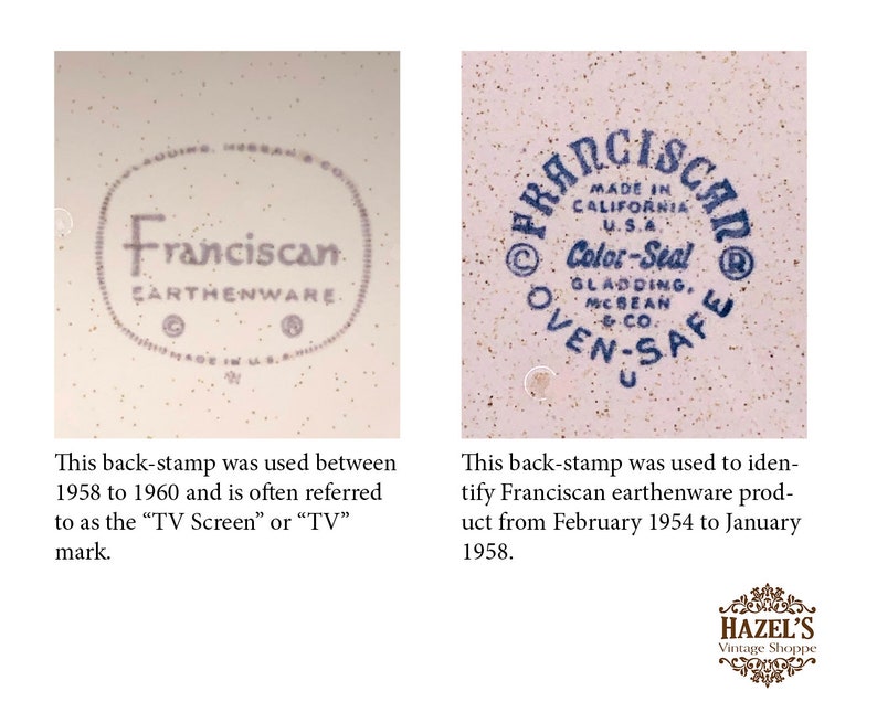 Vintage Franciscan Starburst Dinnerware 1950s Star Design MCM - Etsy