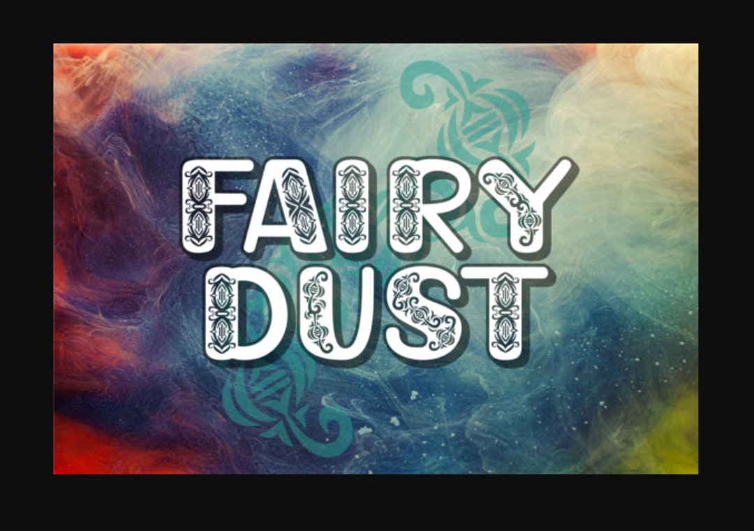 Fairy Dust Font, Fairy Font, Cute Font, Cursive Script Funny Cursive ...