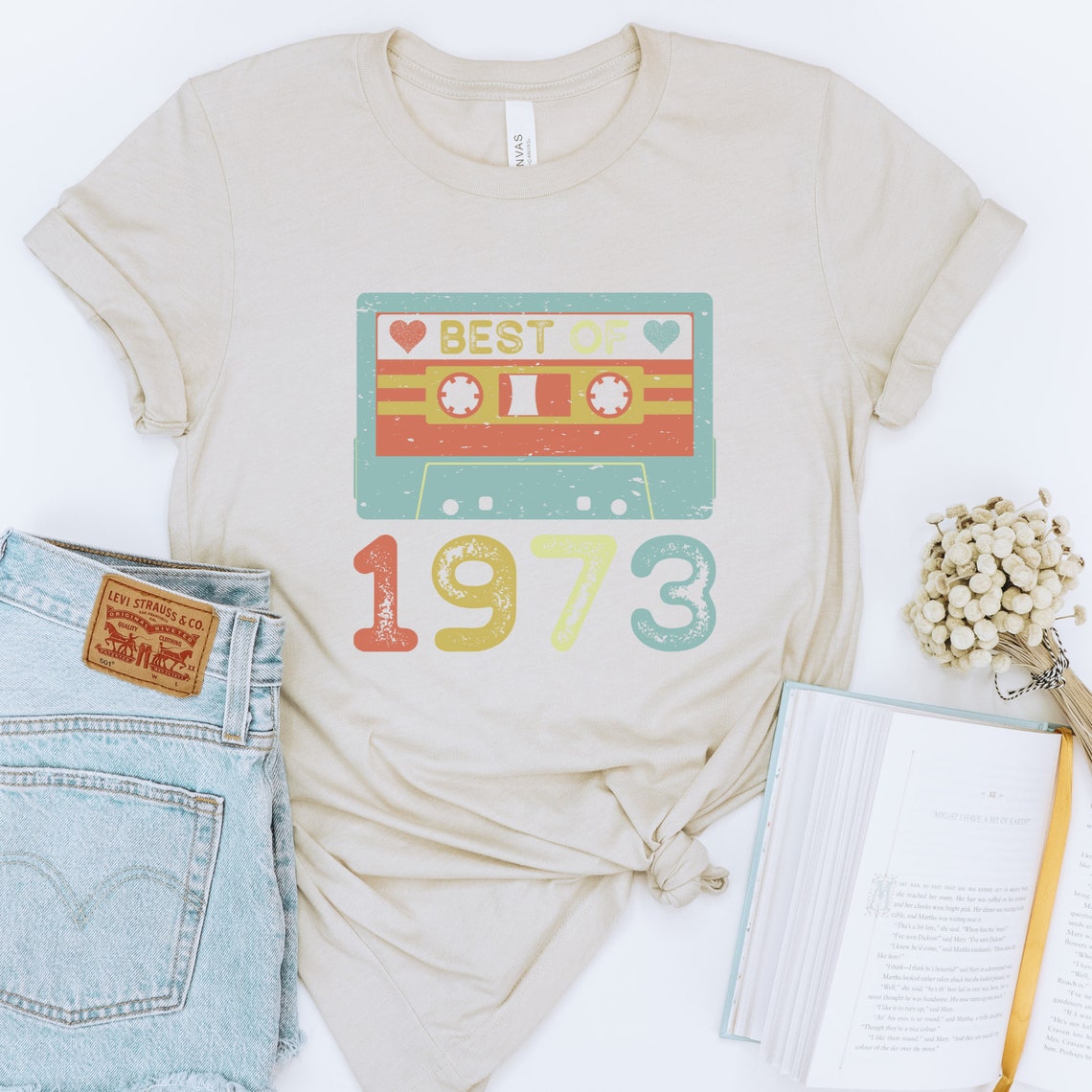 Best of 1973 Shirt, Birthday Tee, Retro 1973 Tee Shirt, Vintage Tee ...