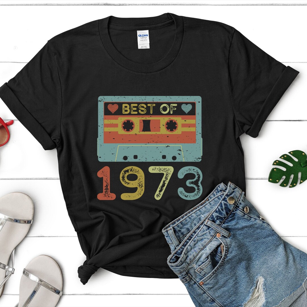 Best of 1973 Shirt, Birthday Tee, Retro 1973 Tee Shirt, Vintage Tee ...