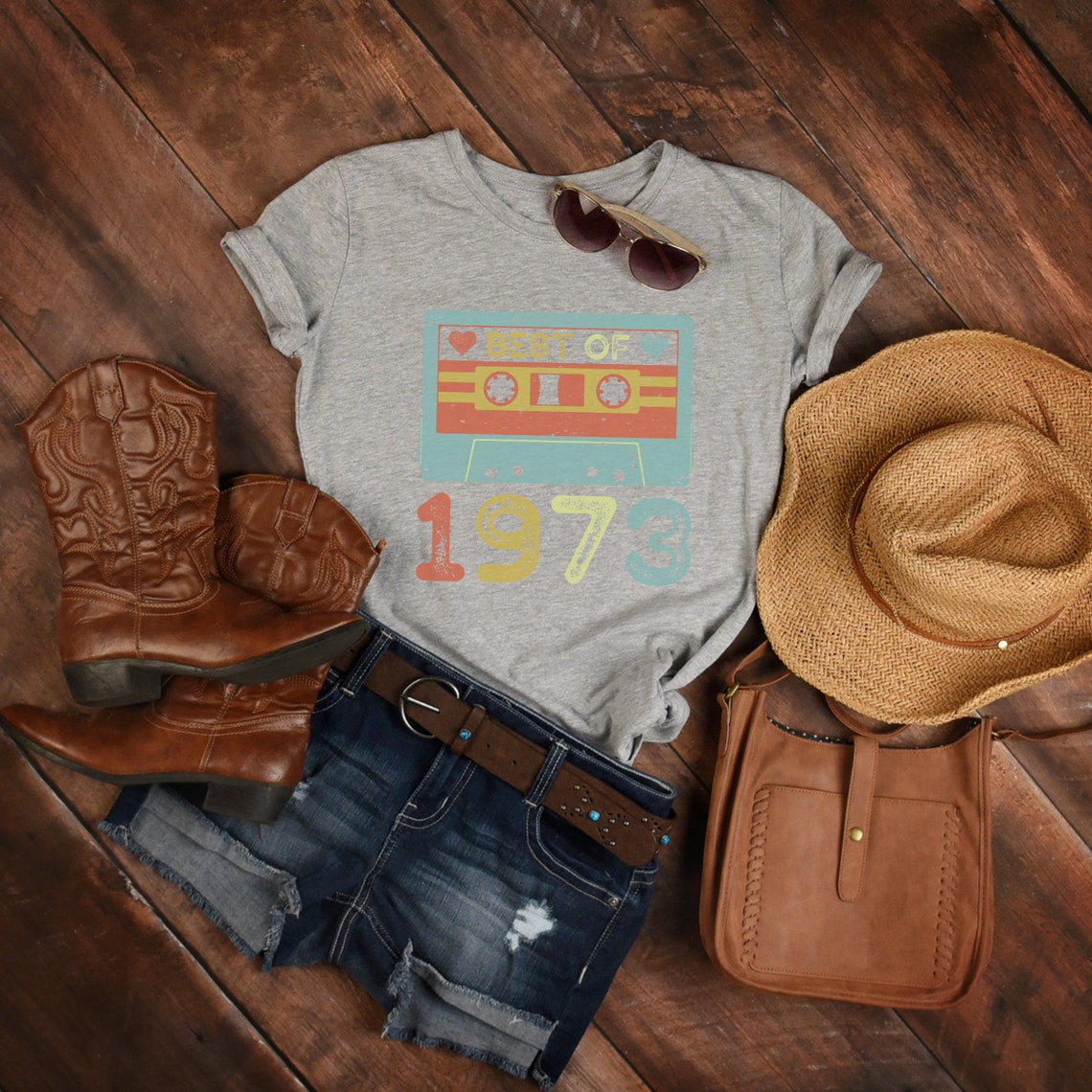 Best of 1973 Shirt, Birthday Tee, Retro 1973 Tee Shirt, Vintage Tee ...