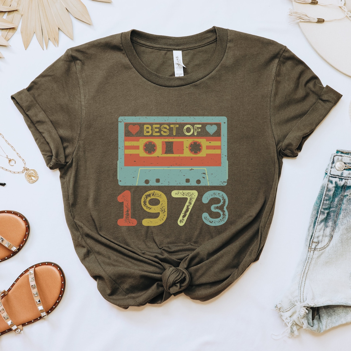 Best of 1973 Shirt, Birthday Tee, Retro 1973 Tee Shirt, Vintage Tee ...