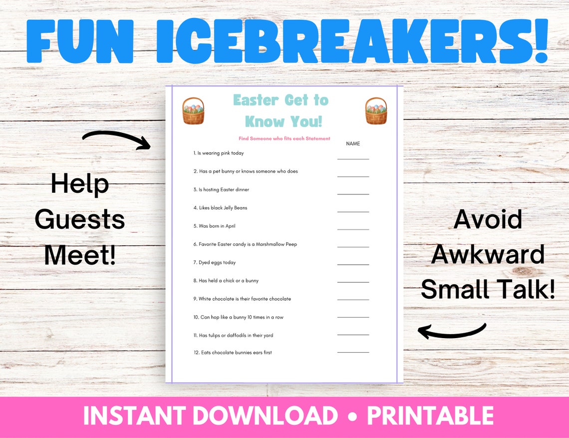 Printable Easter Games, Easter Games for Kids, Easter Party Games ...