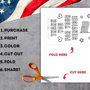 Veterans Day Thank You Card, Printable Veterans Day Card, Thank You for ...
