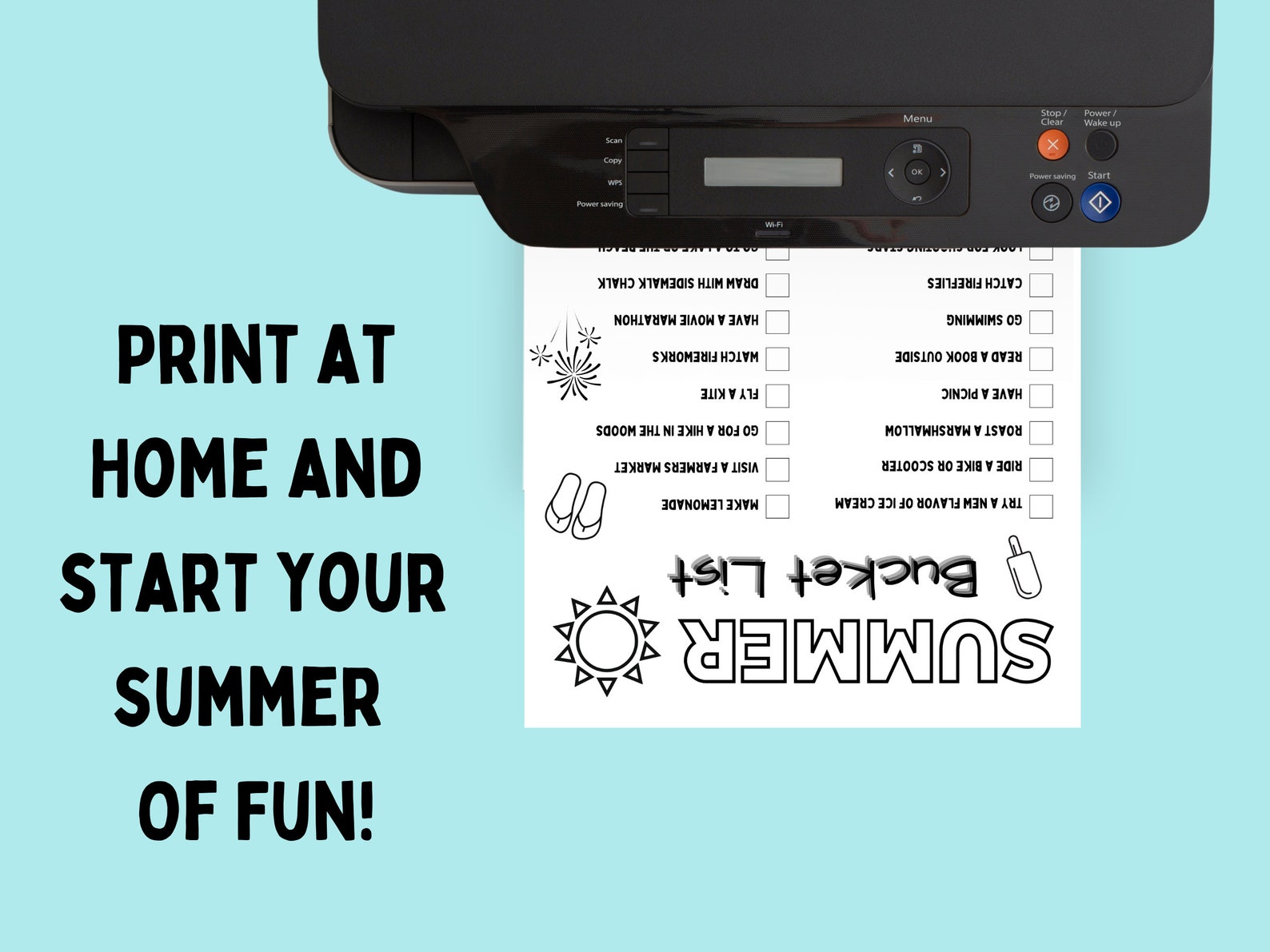 Kids Summer Printable, Summer Bucket List, Kids Summer Activities ...