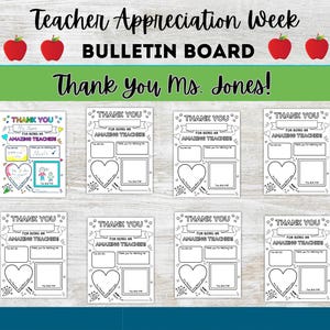 Teacher Appreciation Gift, Printable Teacher Appreciation Week Gift ...
