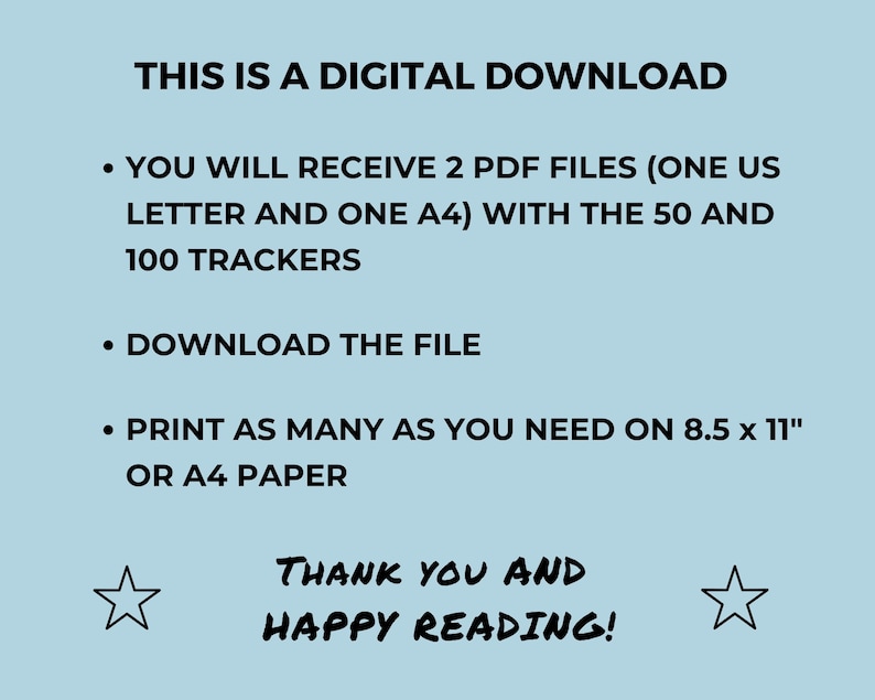 Bookshelf Reading Tracker, Reading Log, 100 Book Tracker, 50 Book ...