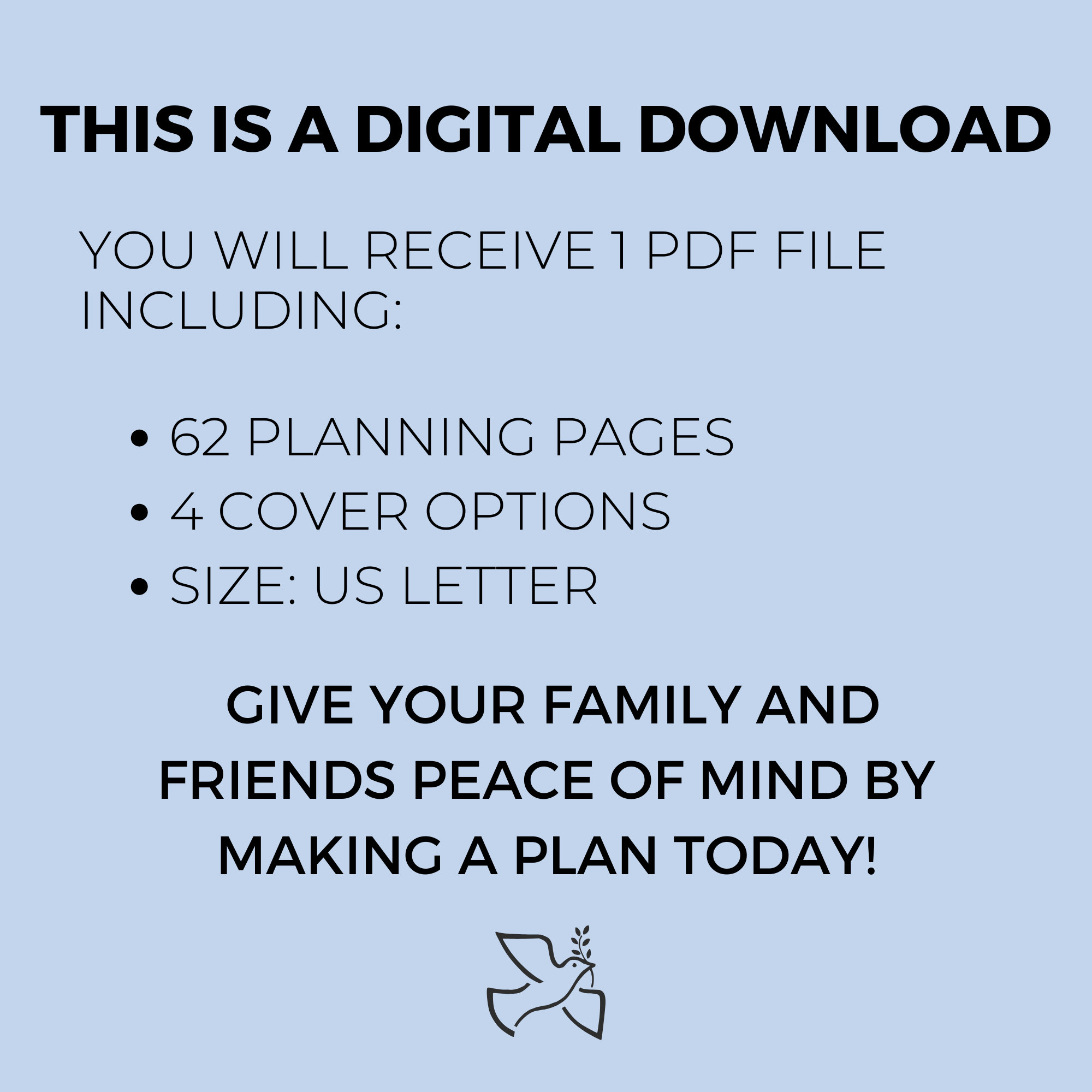 End of Life Planner Editable Printable PDF, Emergency Binder Fillable ...
