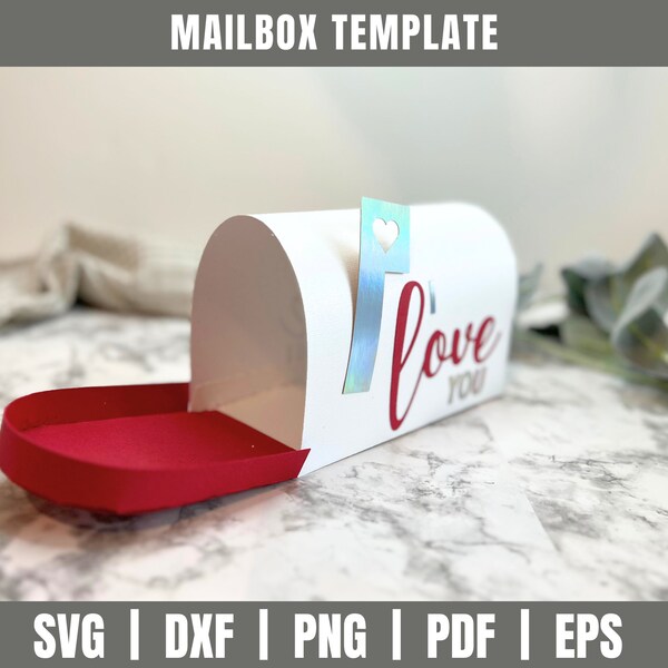 Mailbox Gift Box Svg - Etsy
