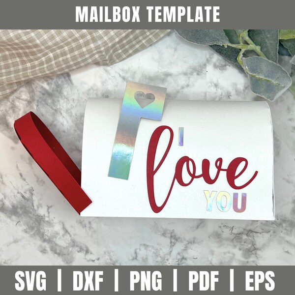 Mailbox Gift Box Svg - Etsy