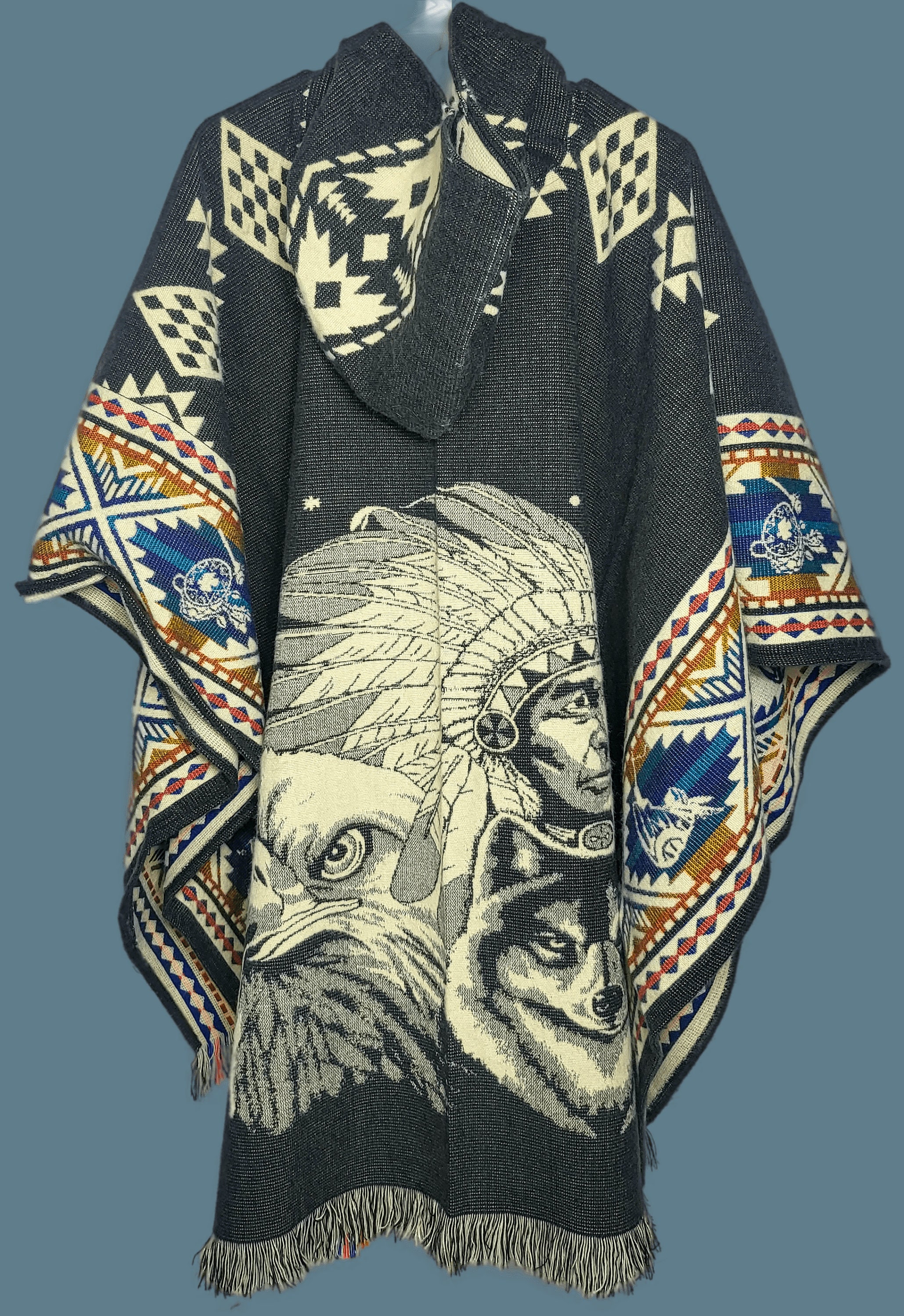 Hand Made Alpaca Poncho. Handcrafted by Indigenous Hands. American ...