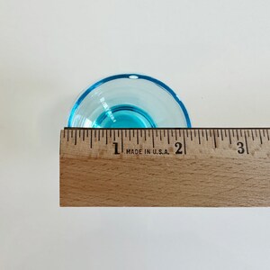 Turquoise Liquor Decanter Glass Bottle With 3 Glasses Grappa ...