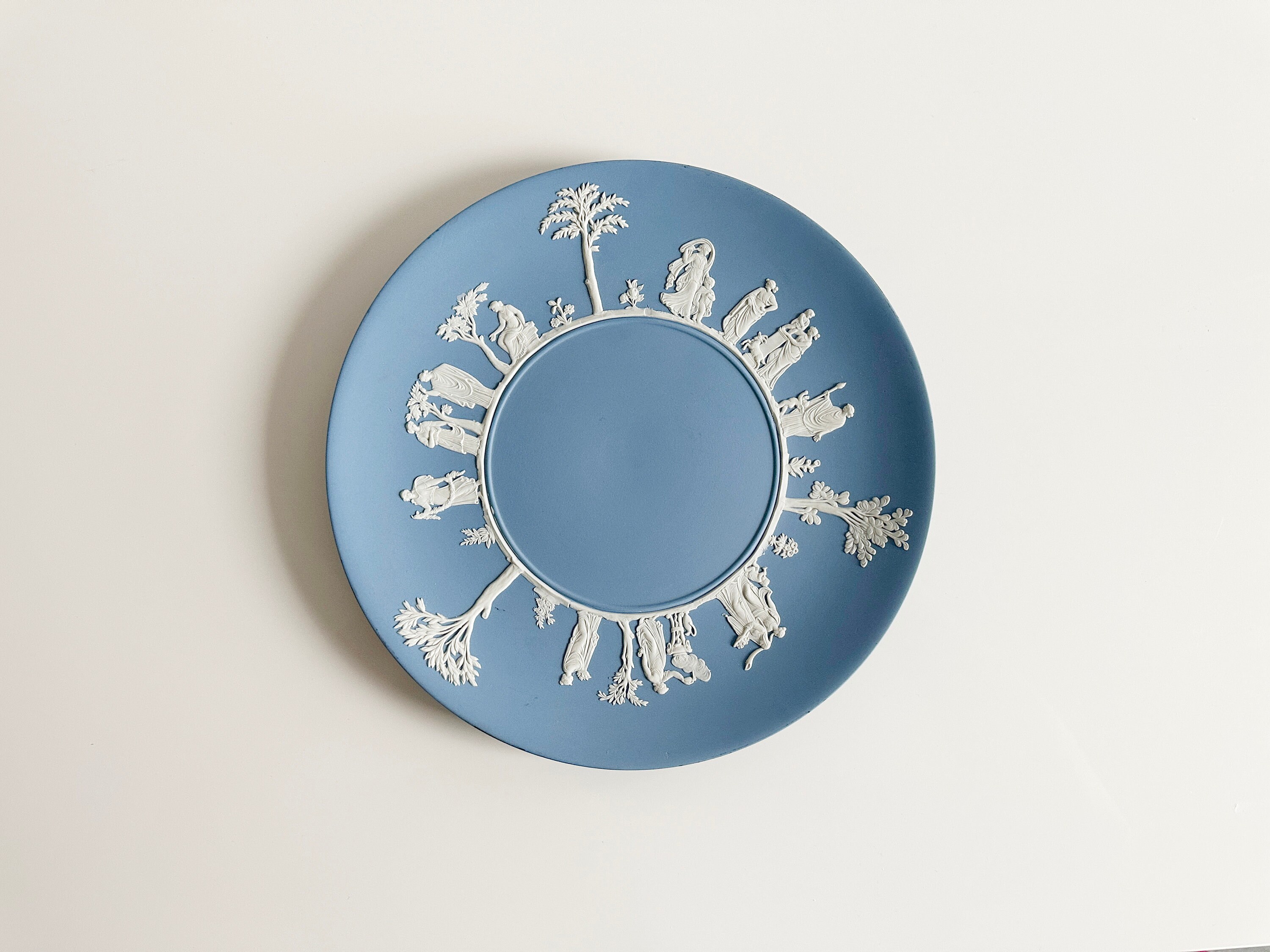 Blue Wedgwood Jasperware 9 Cake Plate Vintage 1950s - Etsy