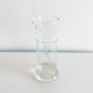 Bamboo Elegant Modern Glass Cocktail Pitcher With Stirrer Romania ...