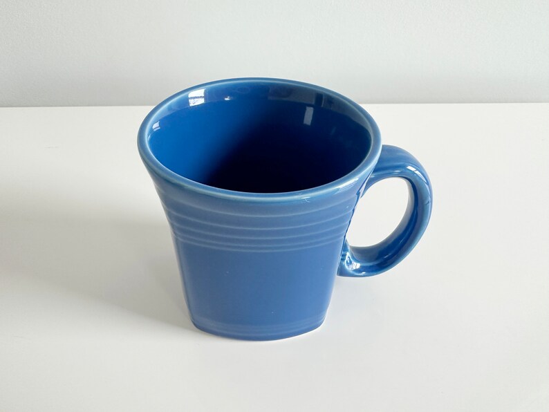 Fiesta Lapis Blue Square Coffee Mugs by Homer Laughlin Fiestaware USA ...