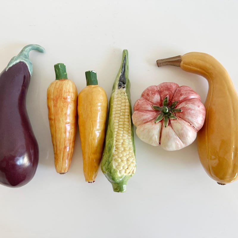 Ceramic Vegetables - Etsy
