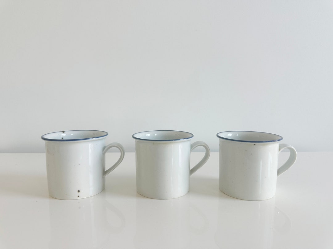 Dansk Generations Blue Mist Speckled Mugs by Niels Refsgaard Denmark ...