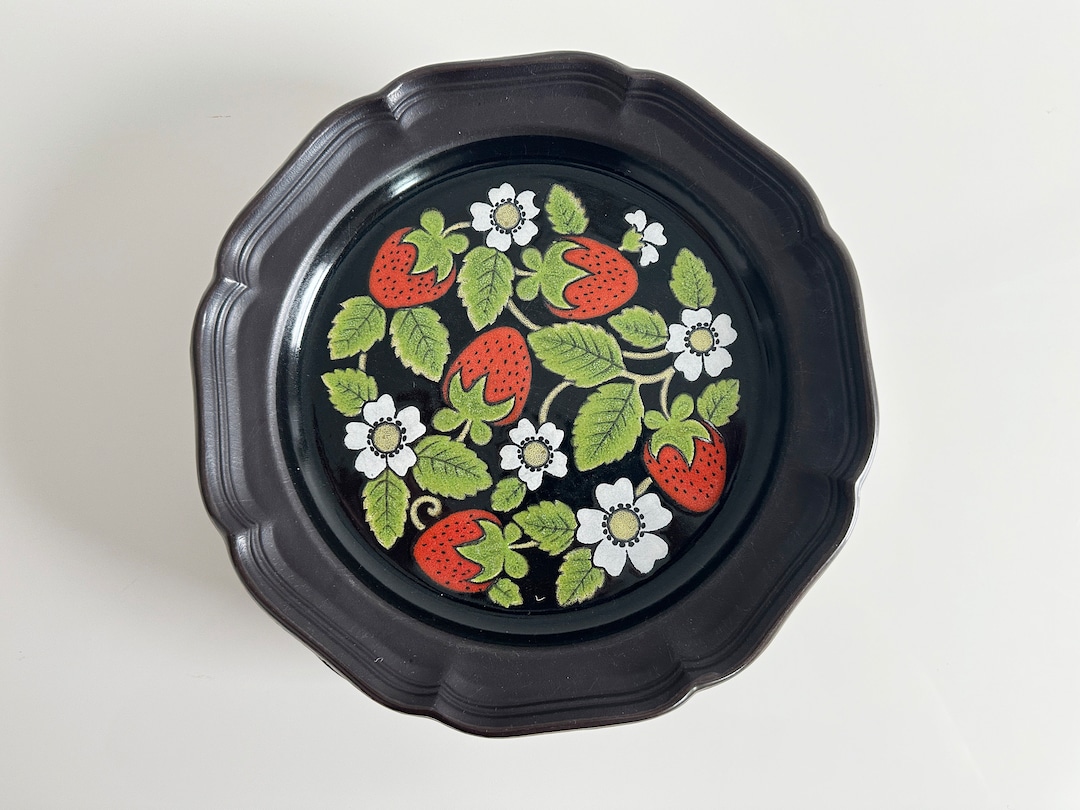 Vintage Mikasa Strawberry Jam Plates: 1970s Japan Dinnerware - Etsy